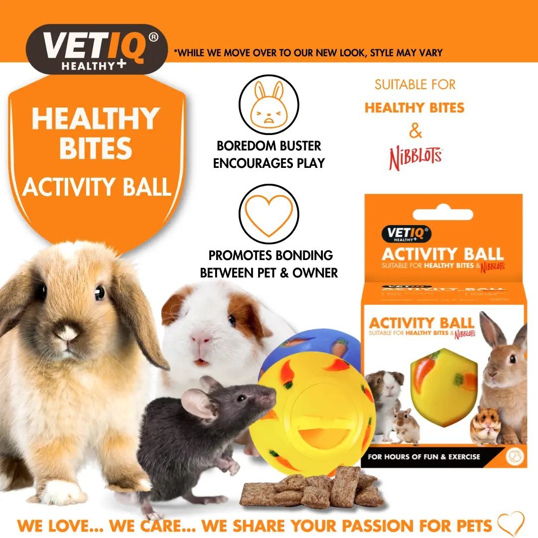 VETIQ Healthy Bites Activity Ball For Small Animals