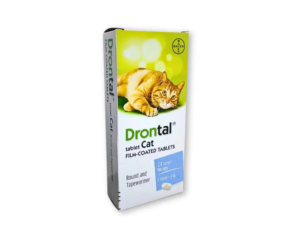Bayer Drontal Dewormer for Cats 8 Tablets