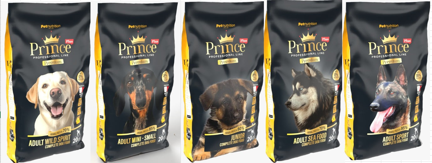 Prince Plus Adult Dog Food 20kg - Prince Plus Junior 20kg