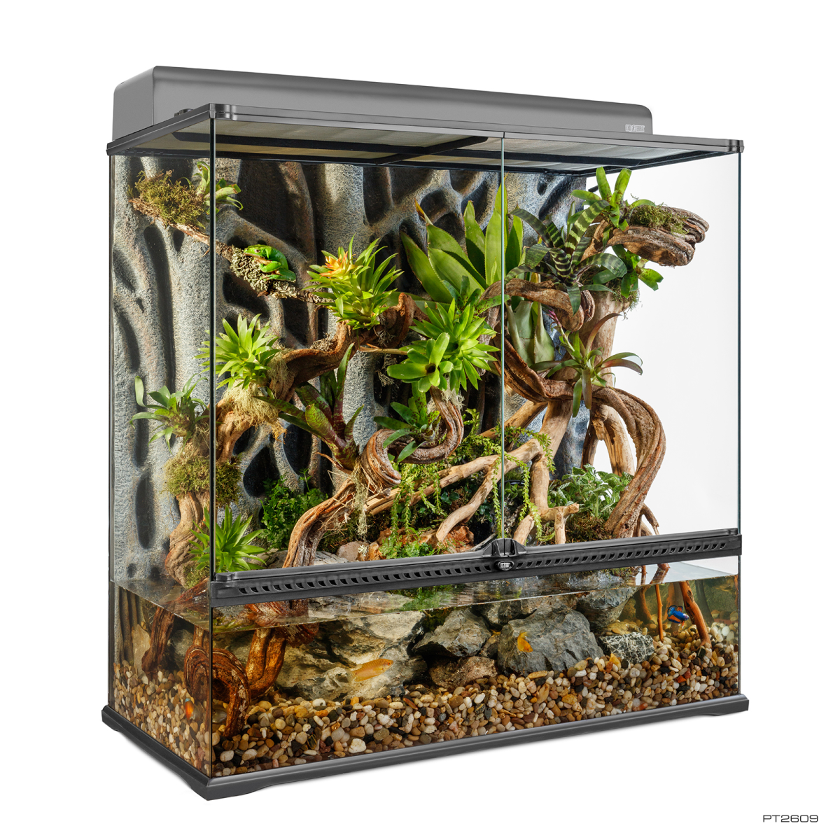 Exo Terra Advanced Paludarium & Rainforest Terrarium - Large X-Tall
