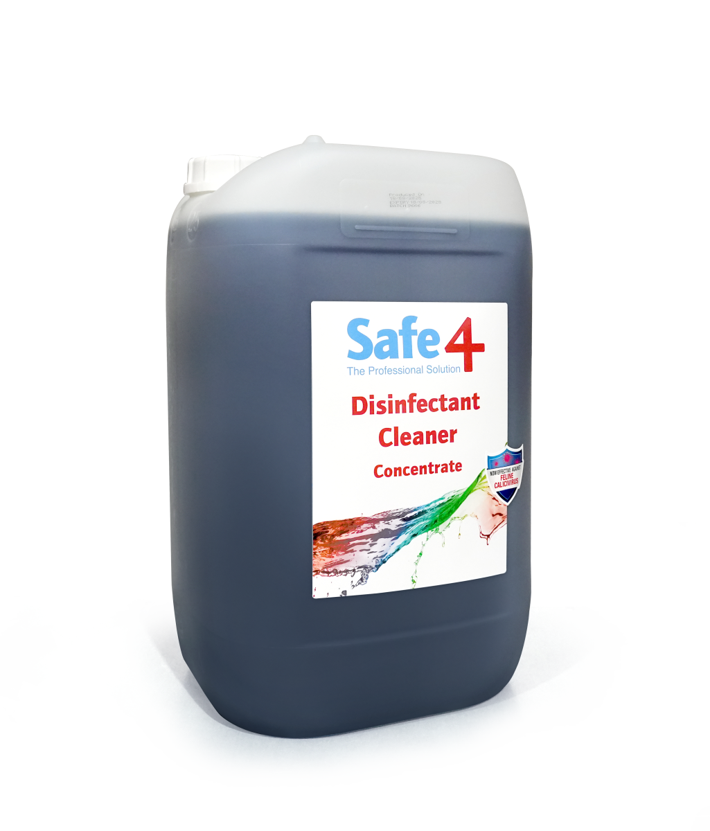Safe4 Concentrated Disinfectant Cleaner, Freshmint Scent, Enhanced For