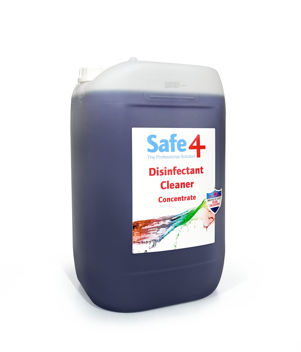 Safe4 Concentrated Disinfectant Cleaner, Lavender Scent, Enhanced Form
