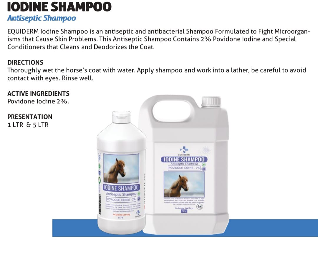 IODINE SHAMPOO 1L | Shopivet
